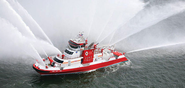 firefighter boat