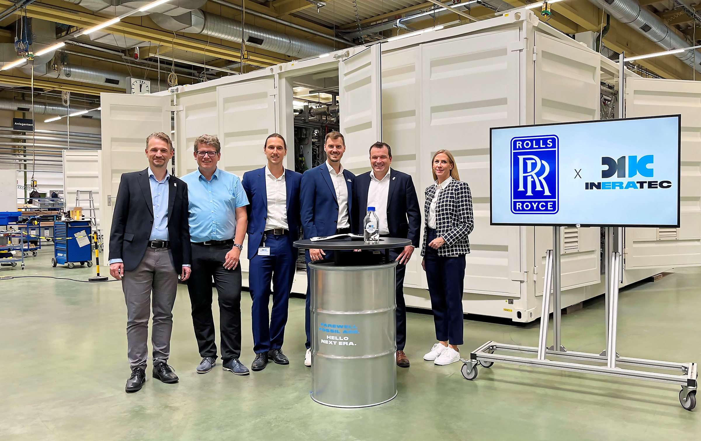 e-Fuels for climate-friendly data centers Rolls-Royce and INERATEC ...