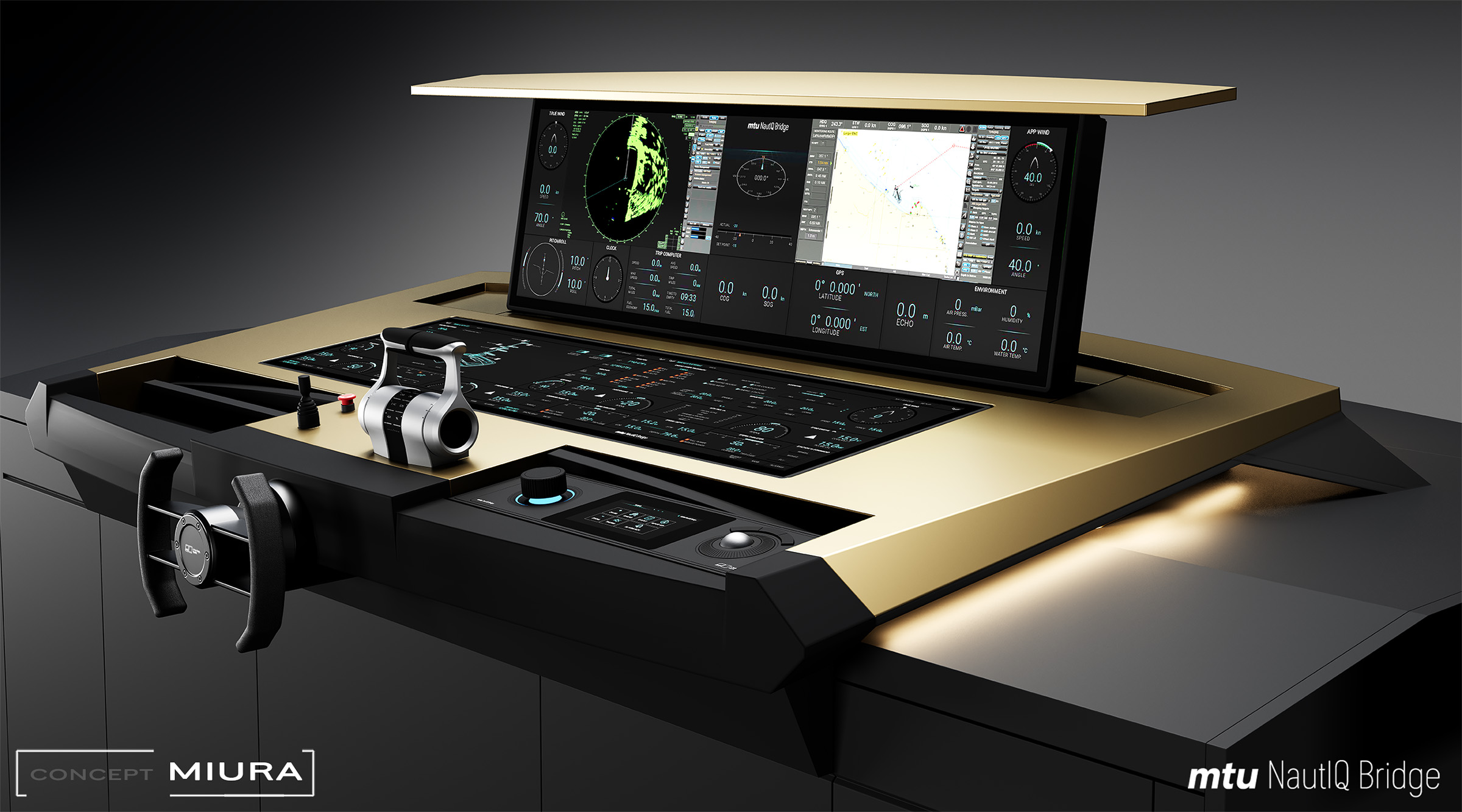 Rolls-Royce presents new mtu NautIQ Bridge for serial yachts at the ...